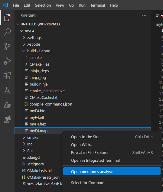 Solved Stm32cube Build Analyzer Not Working On Vscode Stmicroelectronics Community