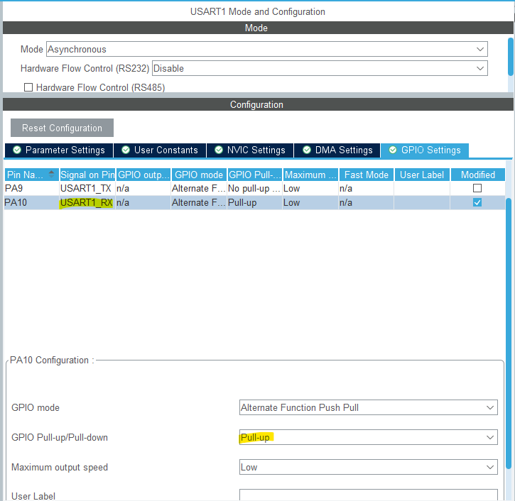 Solved: my UART interrupt doesn't work - STMicroelectronics Community