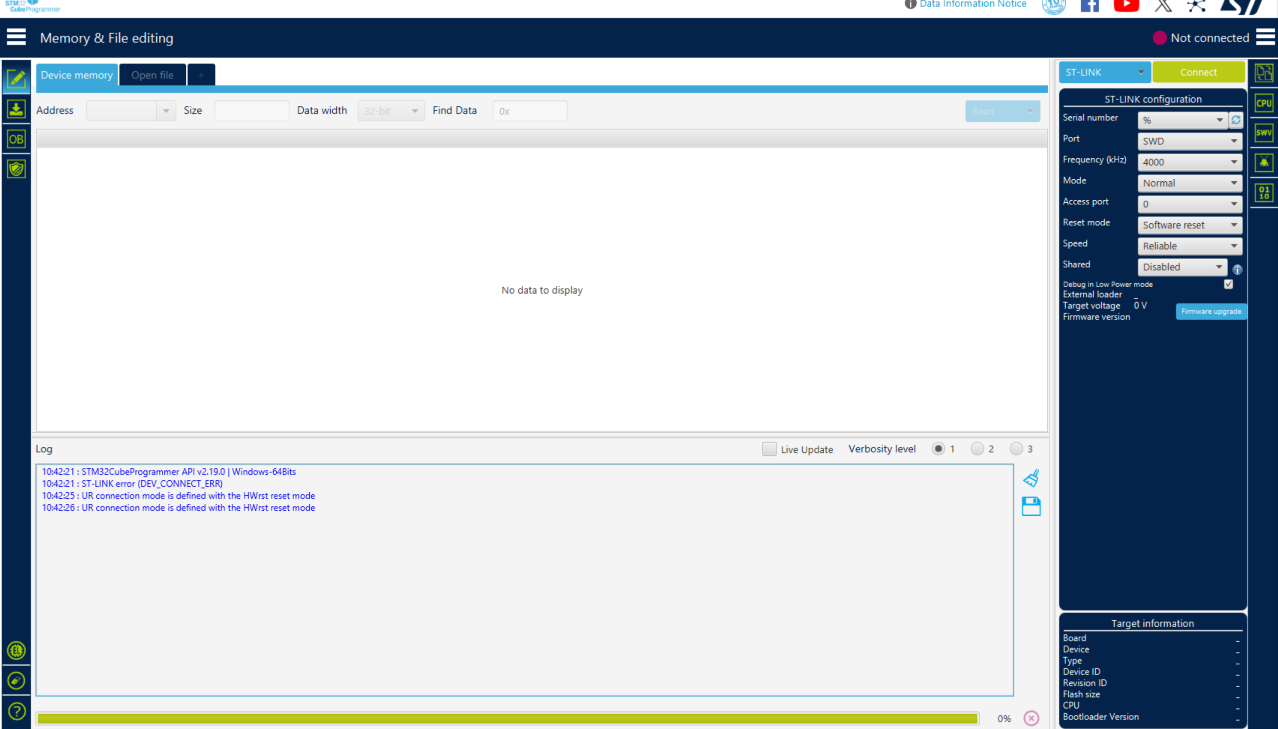 Solved Stm32 St Link V2 Not Detected By Stm32cubeprogramm Stmicroelectronics Community