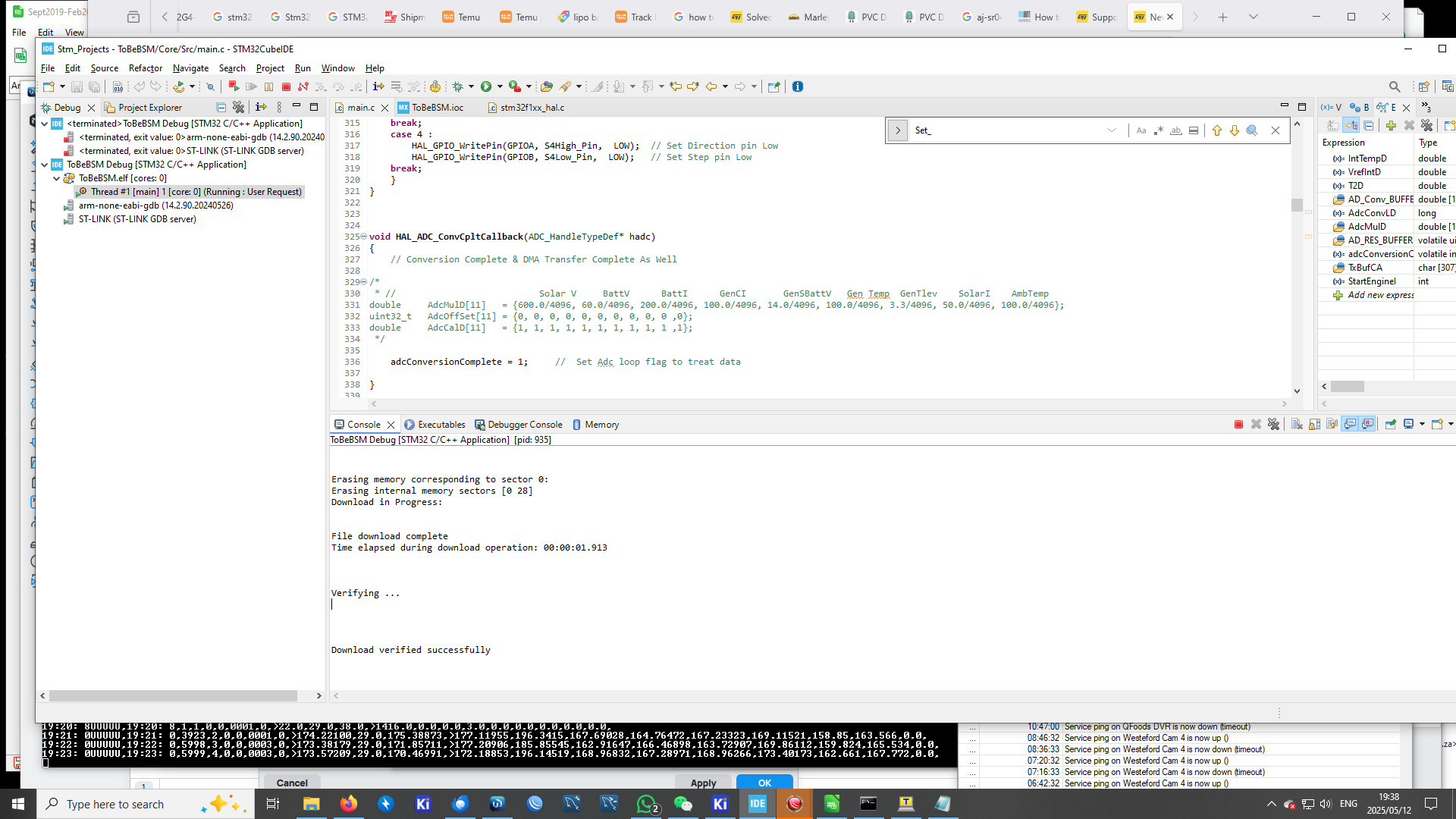 Solved: Can't get aDC's to go to 0 - STMicroelectronics Community