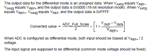 Solved: Trouble reading differential ADC channel on STM32M... - STMicroelectronics Community