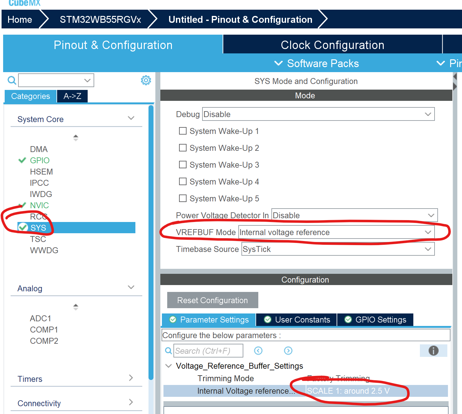 Problem with ADC on custom board - STMicroelectronics Community