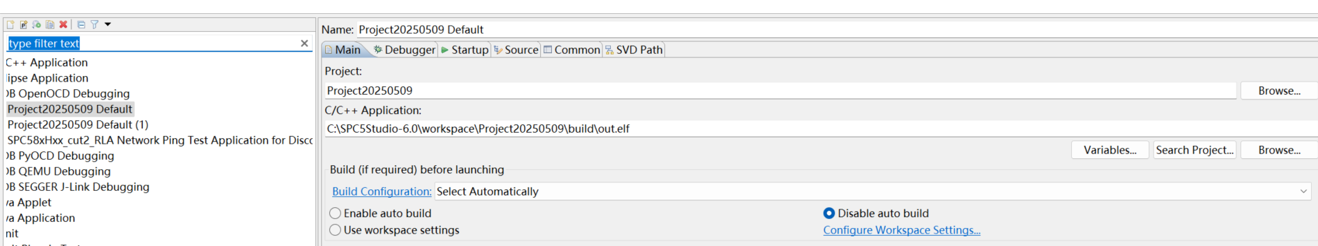 Solved: debug spc58nh with stellarlink by using spc5studio - STMicroelectronics Community