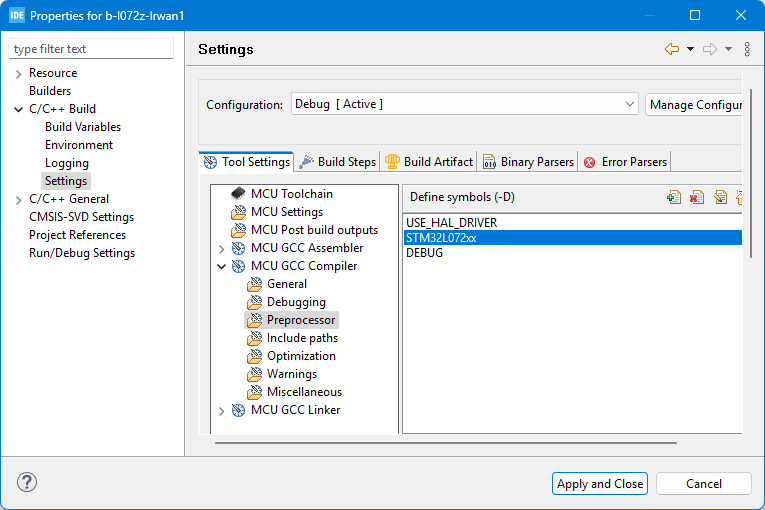 MCU family Preprocessor checks to determine functi... - STMicroelectronics Community