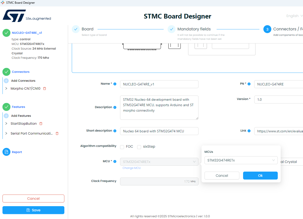Solved Use Stm32 Motor Control Workbench For Project Enti Stmicroelectronics Community
