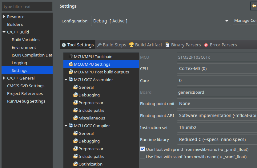 Solved: printf fail to print float type - STMicroelectronics Community
