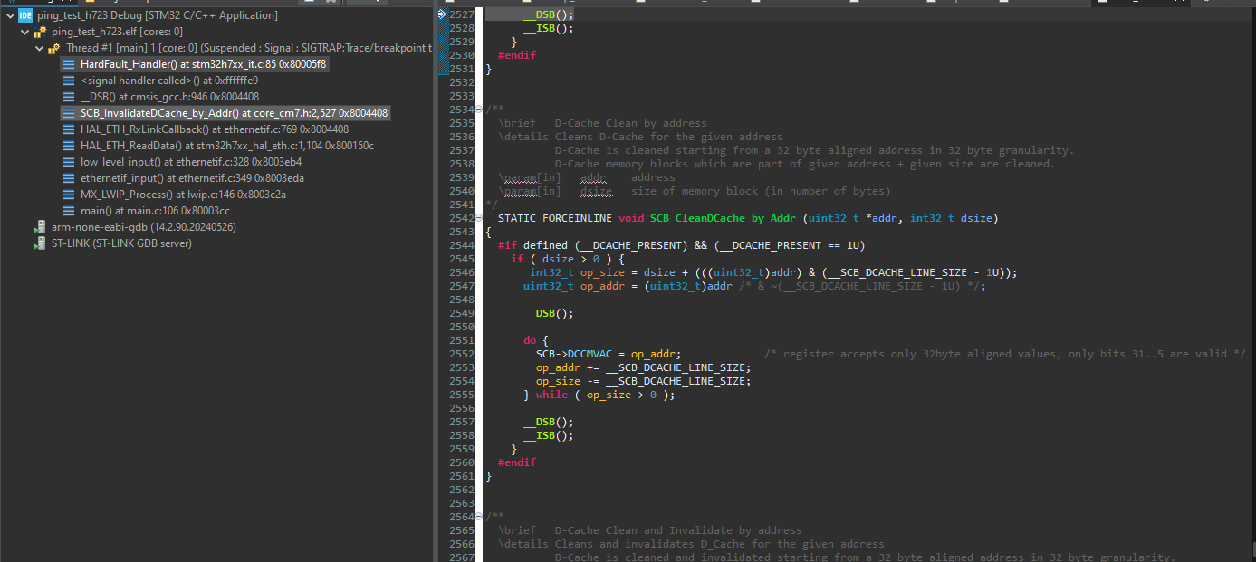 Solved Ethernet Issue On Nucleo H723zg Stmicroelectronics Community