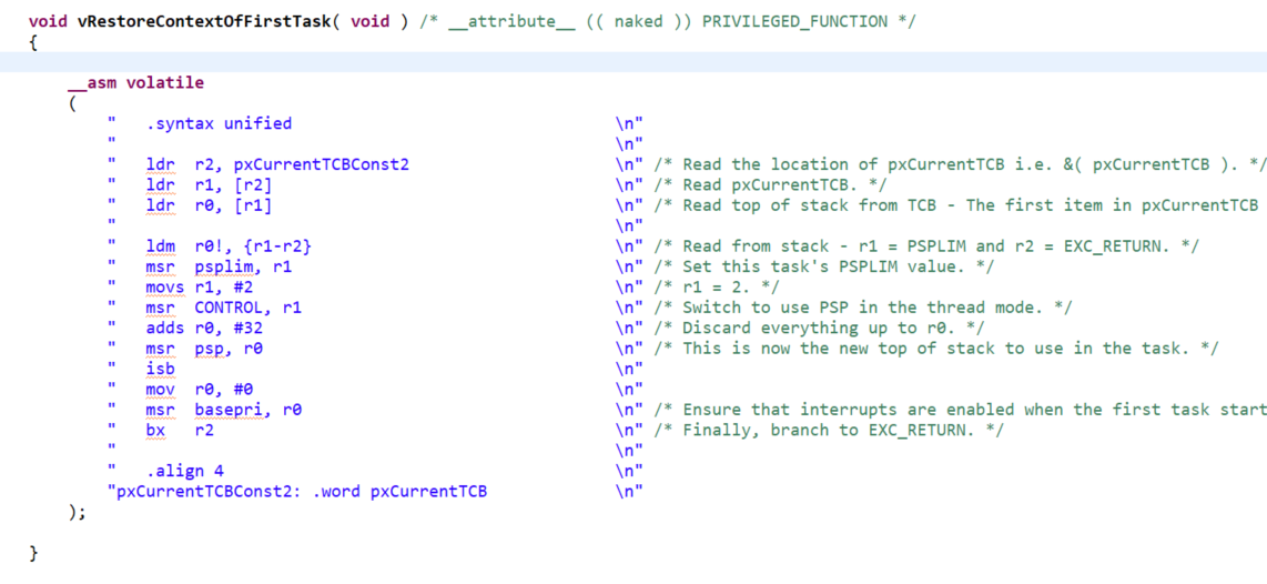 Problems with using FreeRTOS in STM32N6570 - STMicroelectronics Community