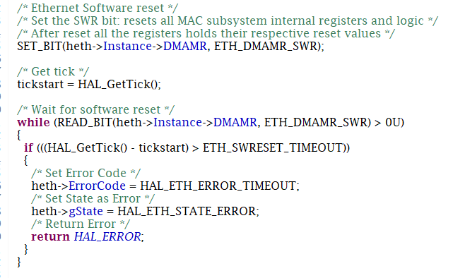 Solved: STM32H573: Ethernet - HAL_ETH_Init returns error. - Page 3 - STMicroelectronics Community