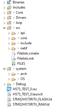 Solved: STM32H573: Ethernet - HAL_ETH_Init returns error. - STMicroelectronics Community
