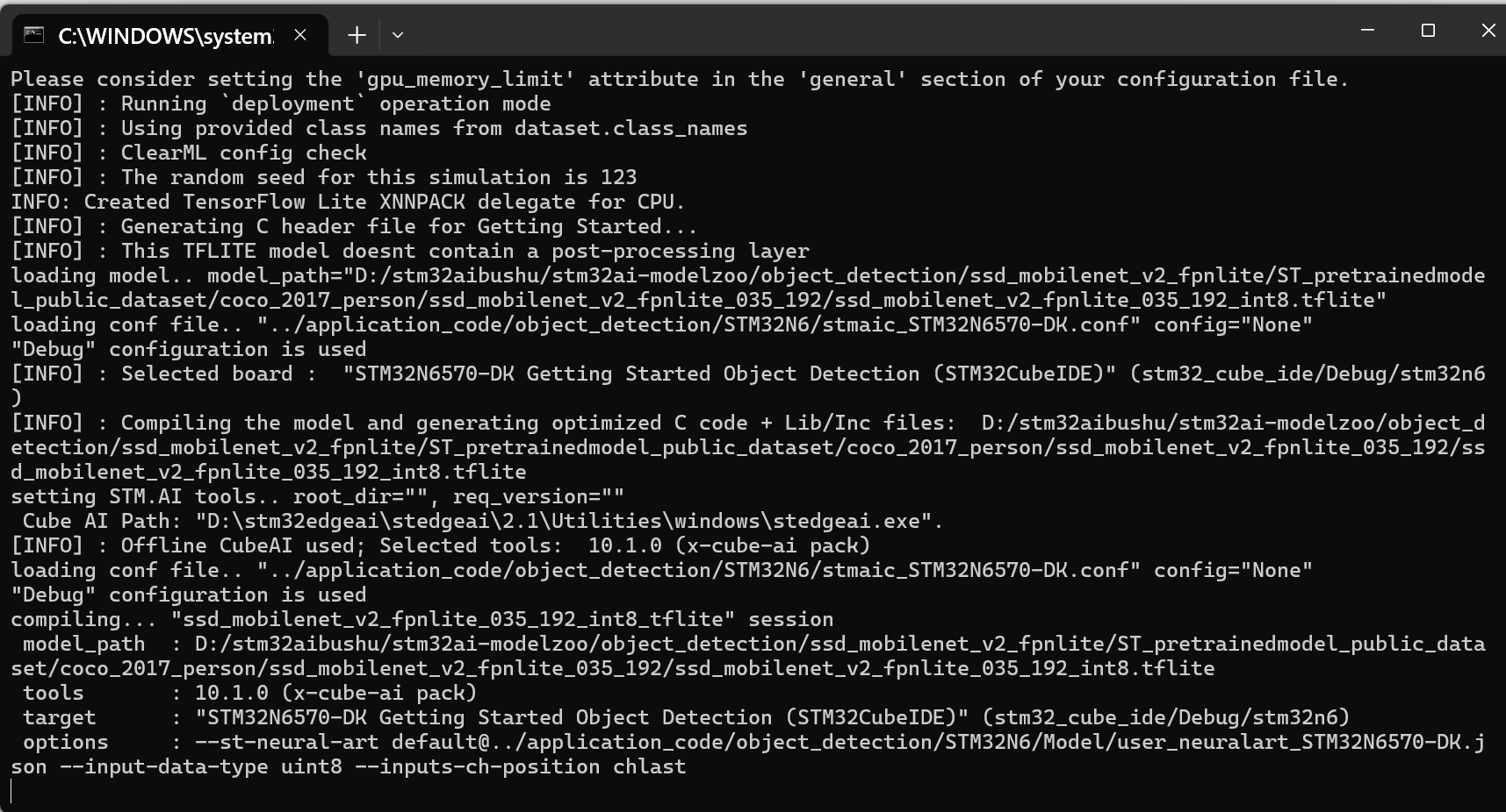 When Running The Command Python Stm32aimainpy Stmicroelectronics Community