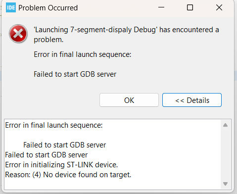 Debugging Error with ST Link /V2 With STM32WLE5JC... - Page 2 - STMicroelectronics Community