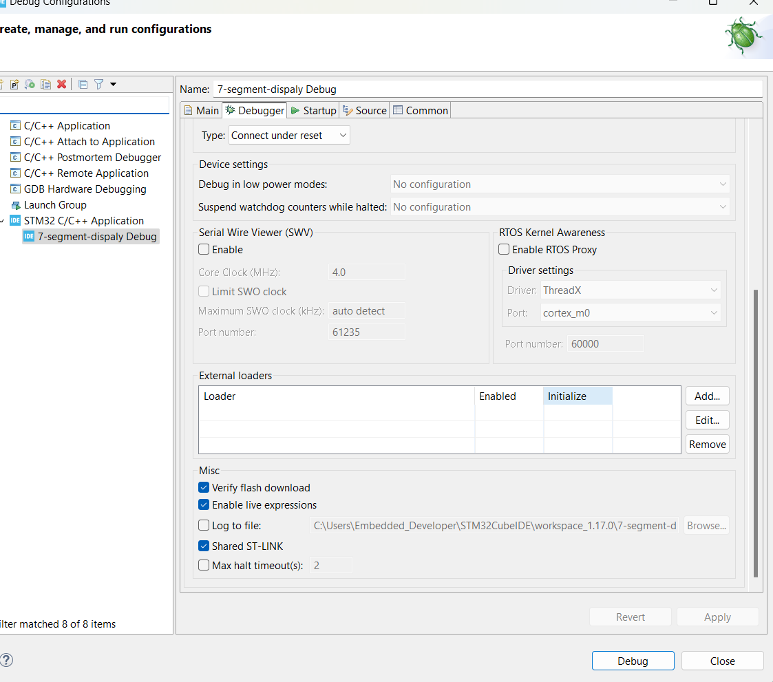Debugging Error with ST Link /V2 With STM32WLE5JC... - STMicroelectronics Community