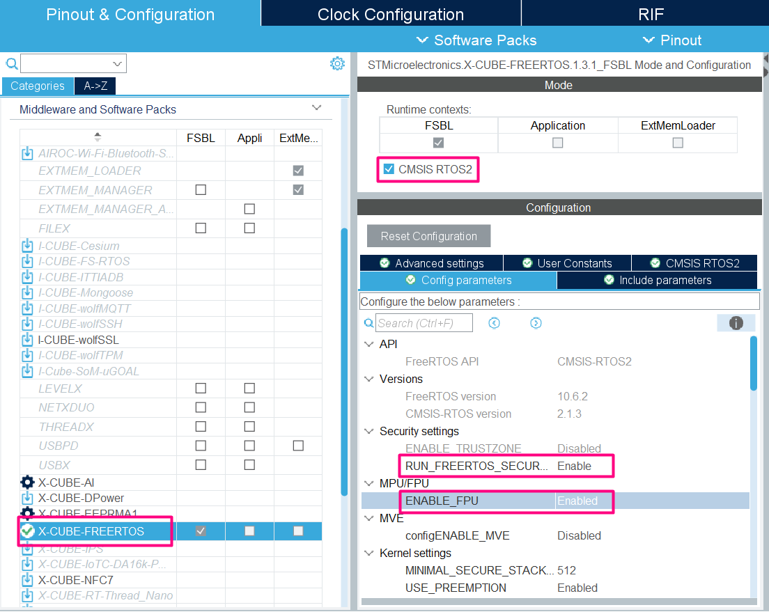 How to use FreeRTOS™ with STM32N6 - STMicroelectronics Community