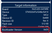 Solved: Programming NucleoG474RE via bootloader - STMicroelectronics Community