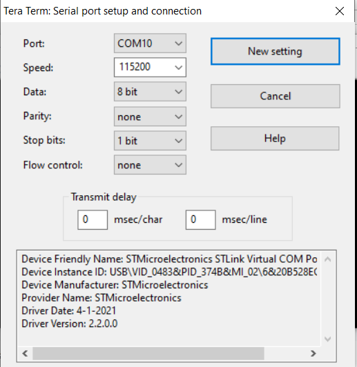 Solved: Unable to use print anything on teraterm using UAR... - STMicroelectronics Community