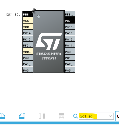 Solved: STM32U0 multiple pin overlap - STMicroelectronics Community