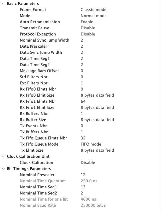Solved: STM32H750 FDCAN Not transmiting - STMicroelectronics Community