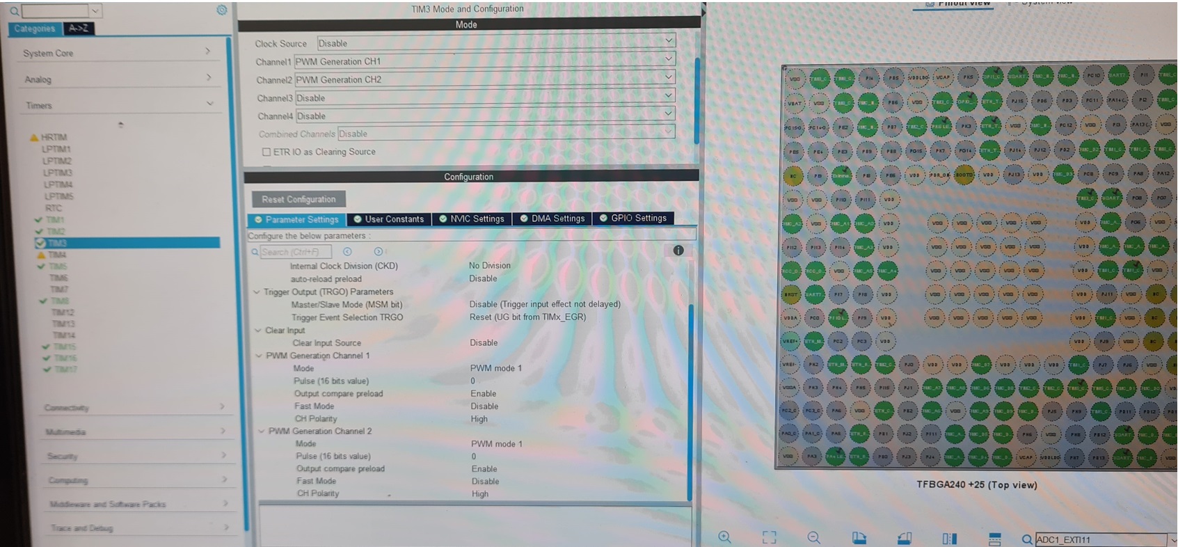 timer 3 channel 2 pwm influence channel 4 - STMicroelectronics Community