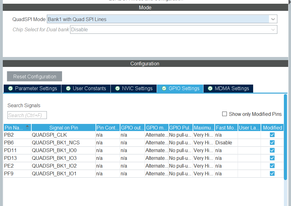Issue With Single Qspi Flash Functionality Using E
