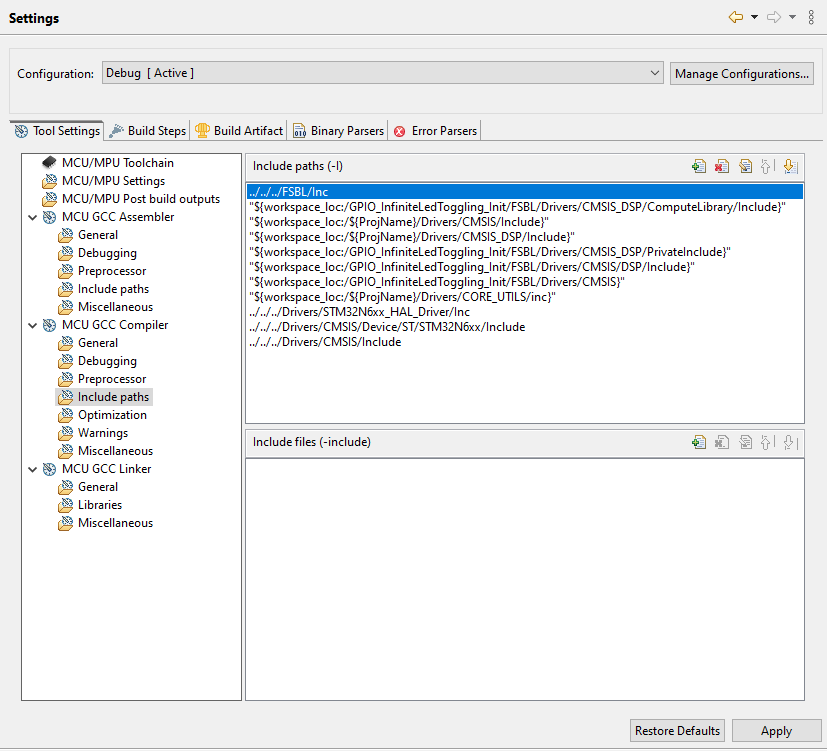 Solved: NUCLEO-N657 CMSIS-DSP arm_vec_fft.h build error of... - STMicroelectronics Community