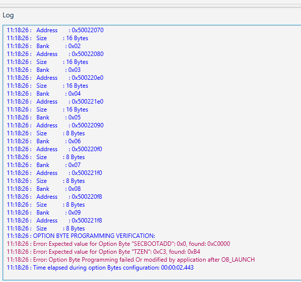 Solved: Problems to factory reset Nucleo H563 with Program... - STMicroelectronics Community