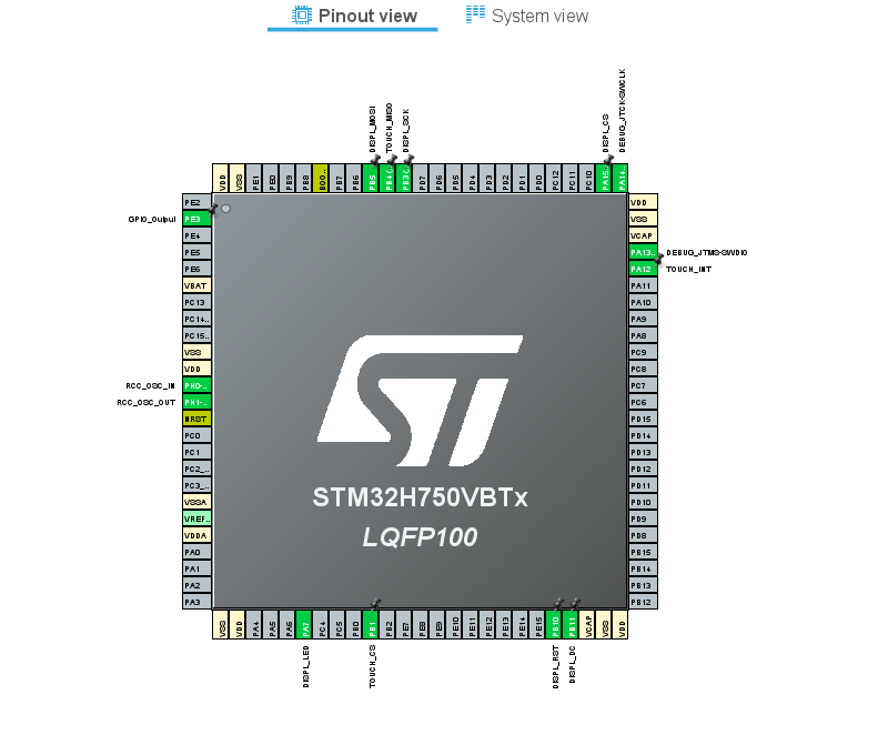 Problem in using TouchGFX on custom board for STM3... - STMicroelectronics Community