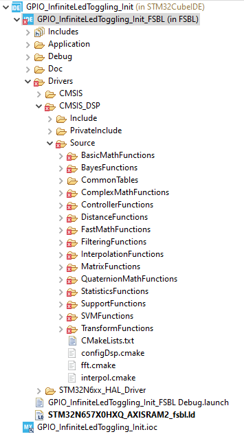 Solved: NUCLEO-N657 CMSIS-DSP arm_vec_fft.h build error of... - STMicroelectronics Community