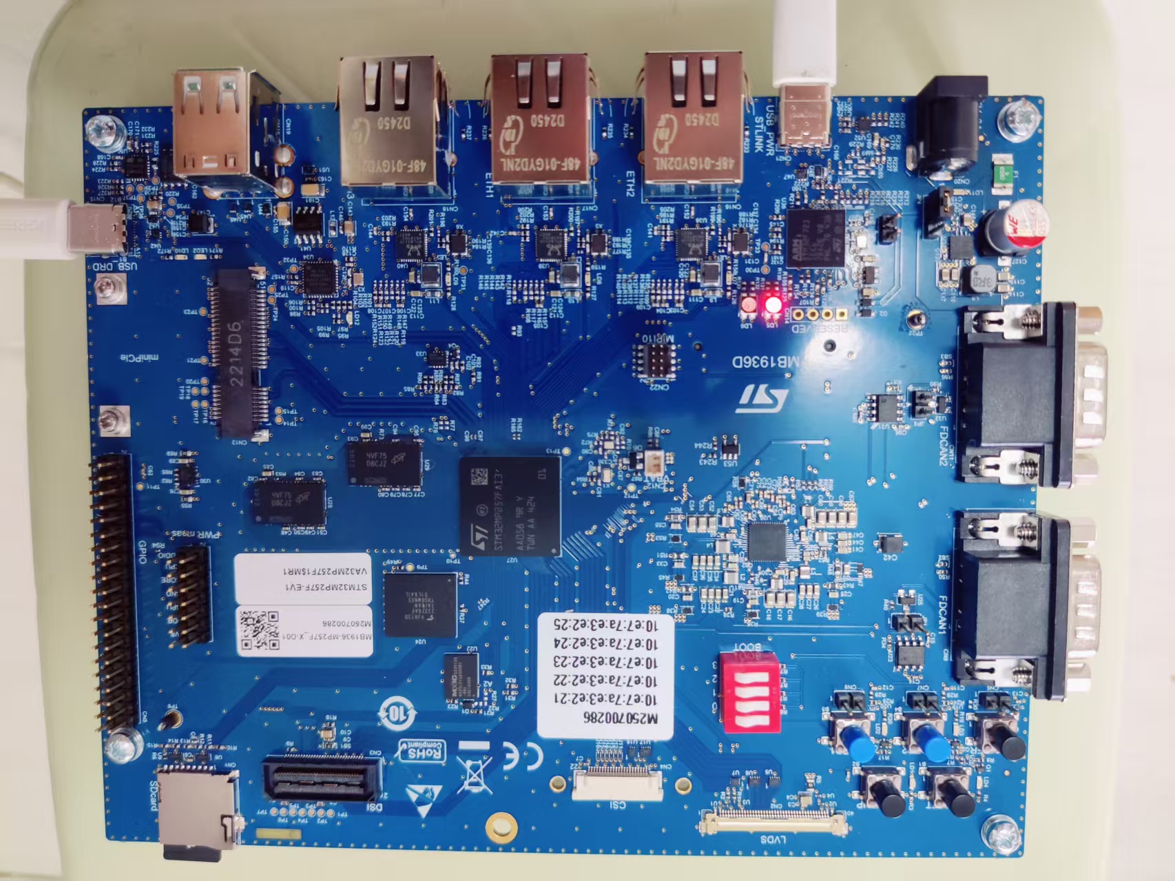 STM32MP257-EV1 in DFU mode - STMicroelectronics Community
