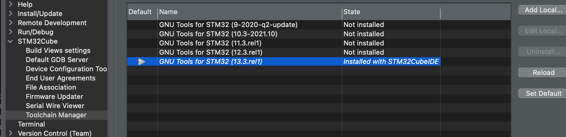 Solved: LOAD segment with RWX permissions - STMicroelectronics Community