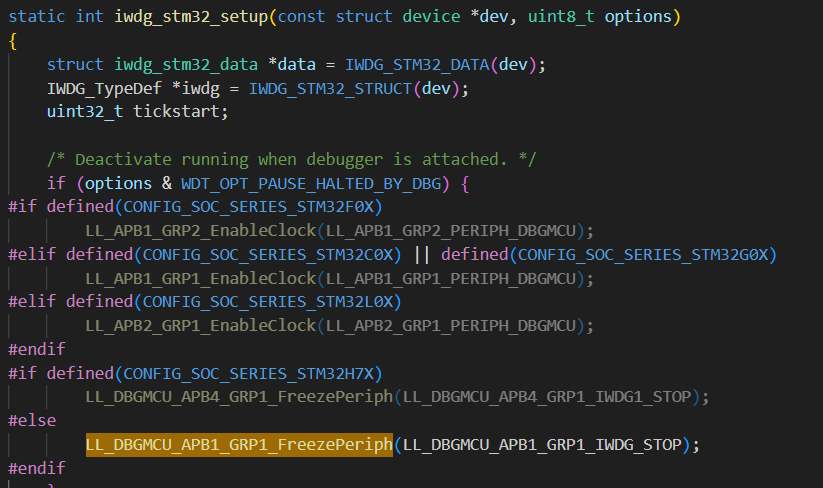 Watchdog reset the CPU when CPU is halted. - STMicroelectronics Community