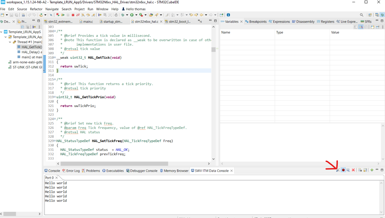 Solved: Enabling printf on NUCLEO-N657 in STM32CubeIDE - STMicroelectronics Community