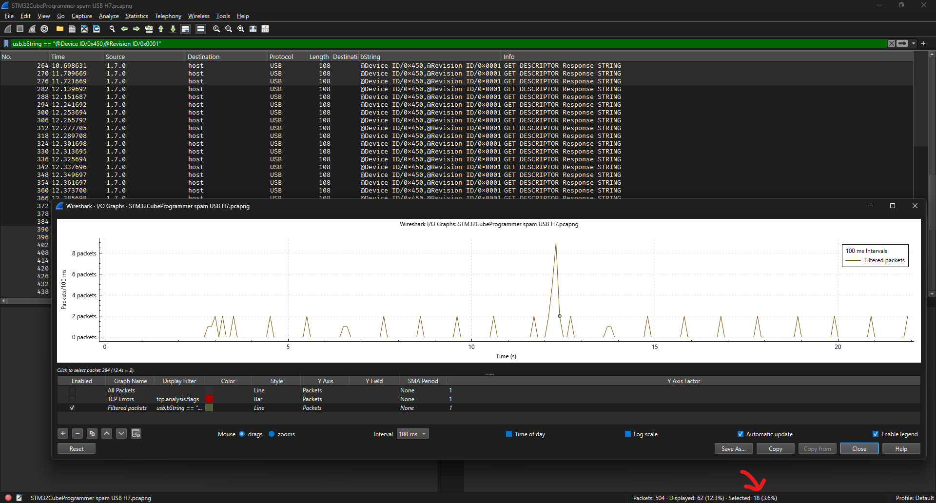 Open Bootloader via UART: CubeProgrammer sends too... - STMicroelectronics Community
