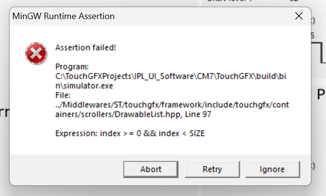 Touch detection in scrollist item. - STMicroelectronics Community