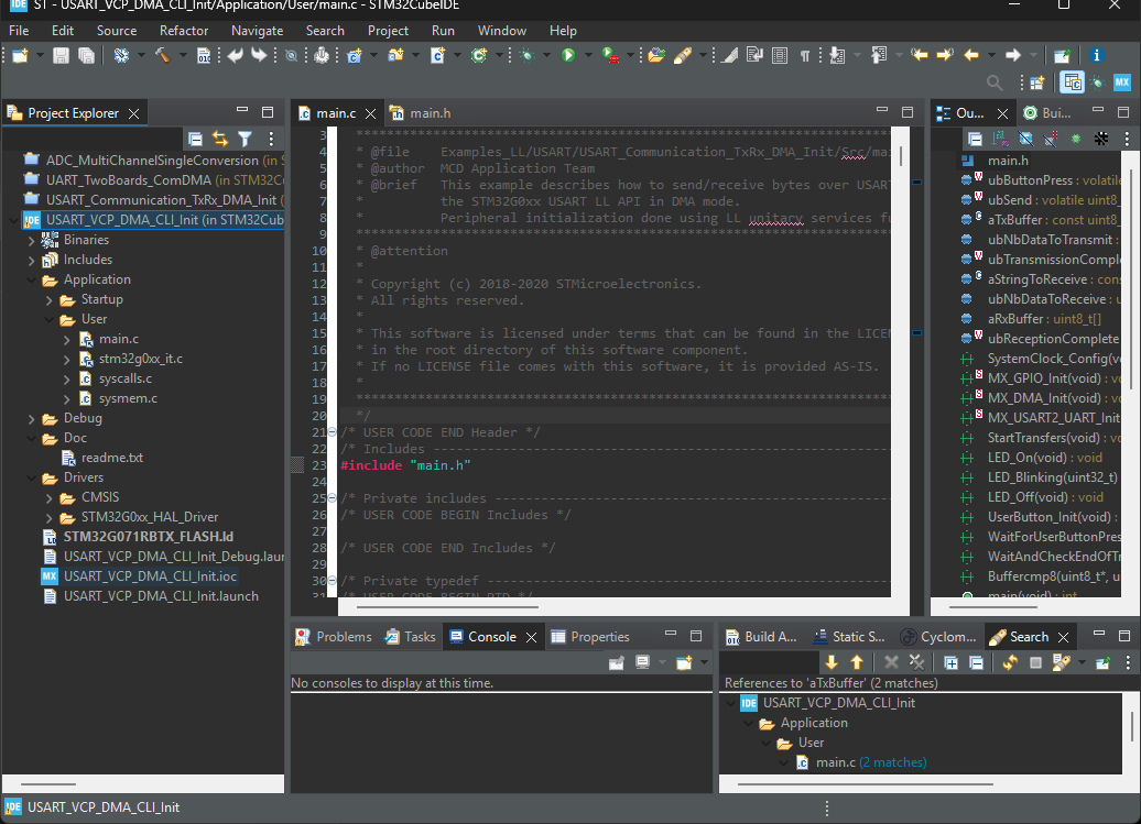 Solved: Where are the header files in Project Explorer ...