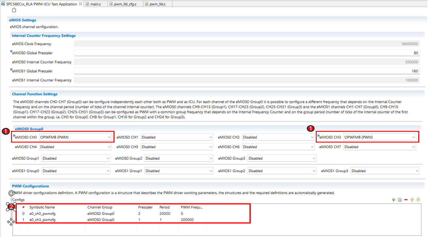 Solved Ask A Question About The Pwm Setting Of The Spc58