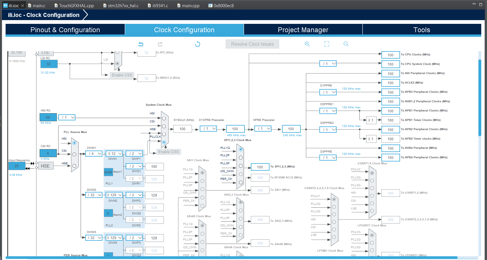 Problem In Using Touchgfx On Custom Board For Stm3 Stmicroelectronics Community