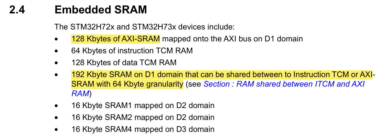 CubeIDE MMT not showing up all available RAM - STMicroelectronics Community