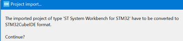 Stm32CubeIDE V 1.18.1 will not import projects - STMicroelectronics Community