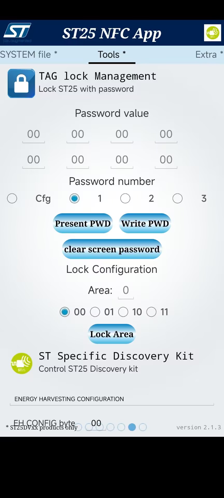 关于ST25DV官方的APP（NFC APP source code ） - STMicroelectronics Community
