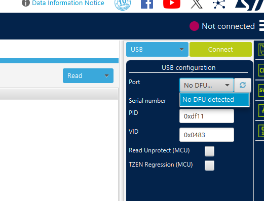 Solved: How to correctly program STM32H755 - STMicroelectronics Community