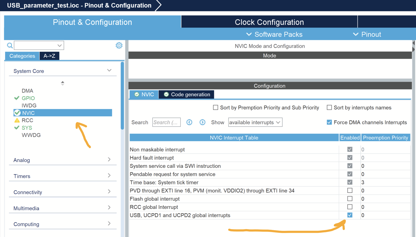 Solved Stm32 As Usb Com Device Fails When Debugging But W Stmicroelectronics Community