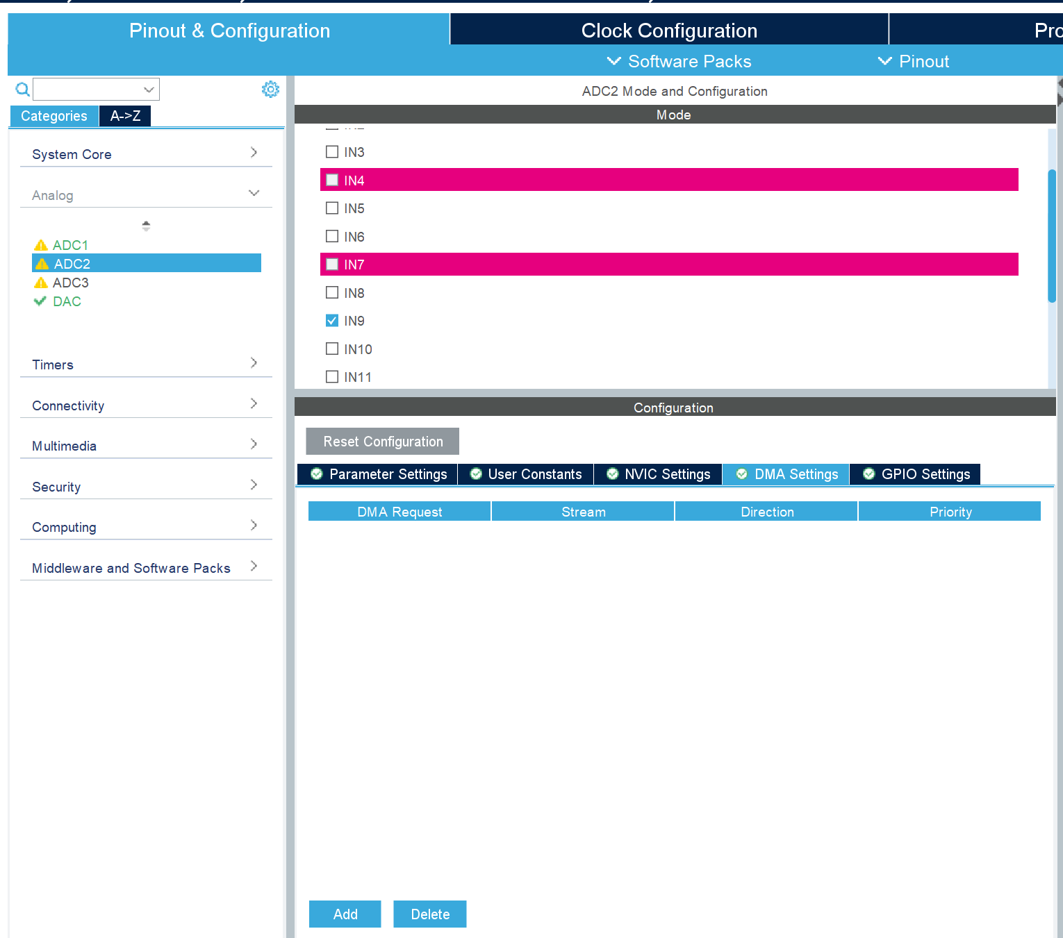 ADC SampleRate - STMicroelectronics Community