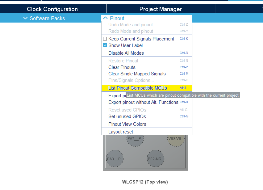 Solved: CubeMX 6.14.1 how to change MCU - STMicroelectronics Community