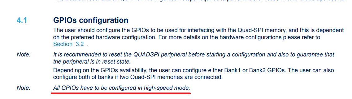 Low qspi clock frequency in ExtMem_Boot - STMicroelectronics Community