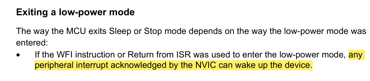 Solved: USBX CDC-ACM + Sleep Mode: How to wake STM32U5 on ... - STMicroelectronics Community