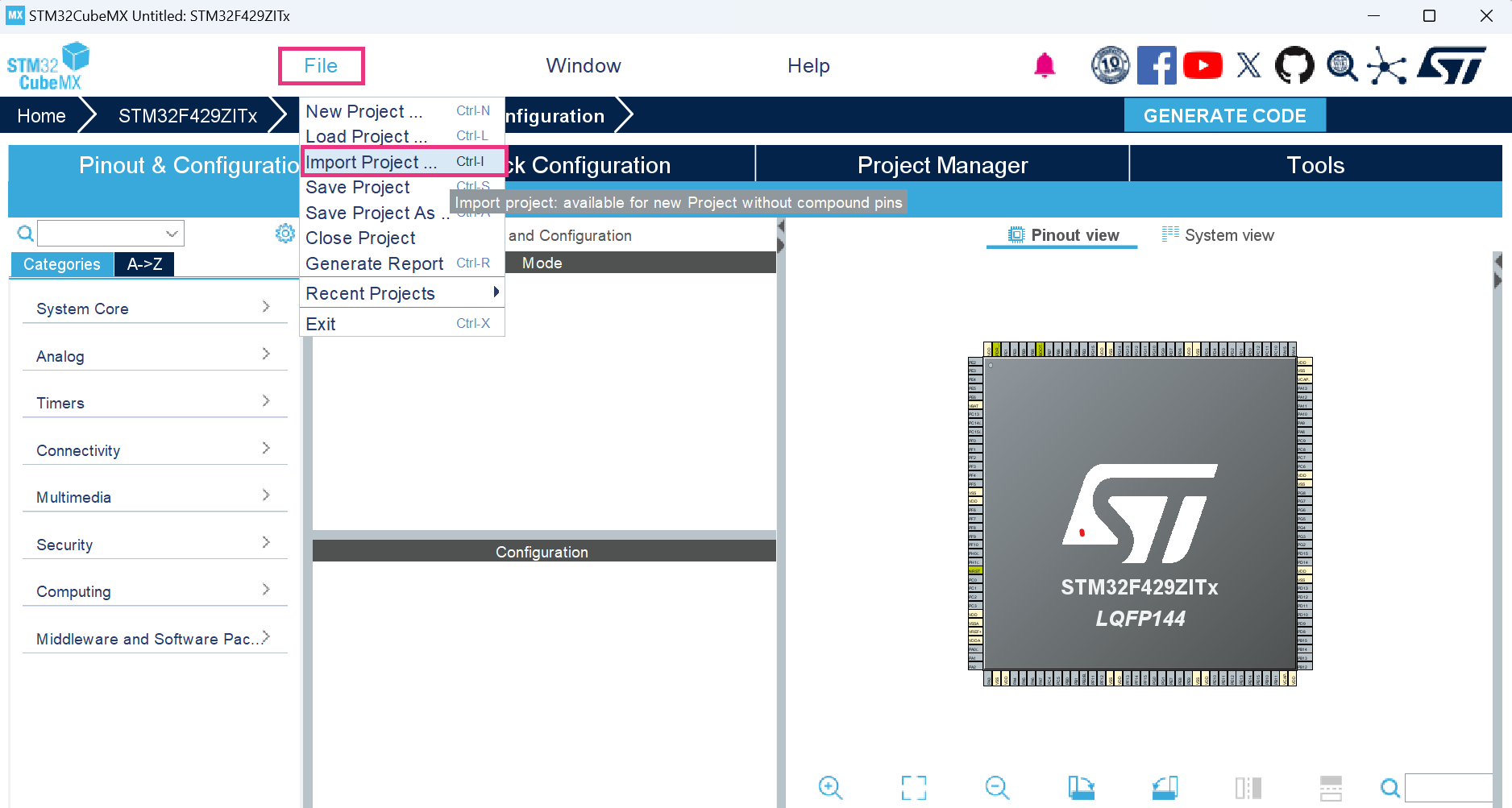 How to switch from one STM32 to another using STM3 ...