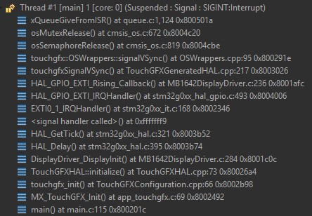 Solved: TouchGFX and RTOS Initialization Issue - STMicroelectronics Community