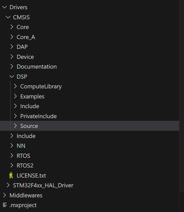 How to integrate CMSIS-DSP libraries on a CMake ST... - STMicroelectronics Community