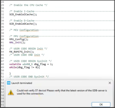 STM32N6: Debugging Issues with External Flash and ... - STMicroelectronics Community